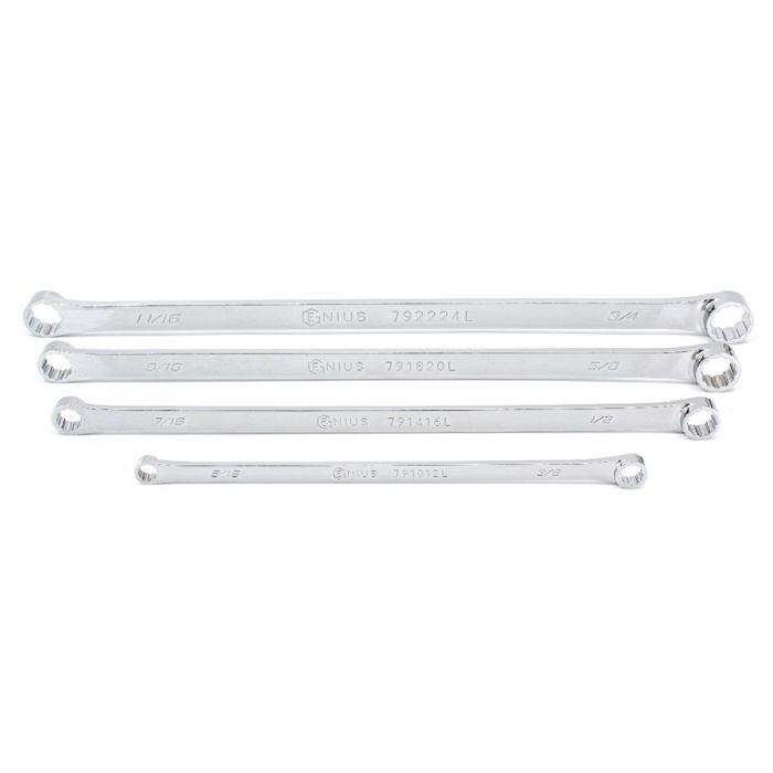 Genius Tools 4pc SAE Extra Long Box End spanner Set DE-704S - Robson's ...