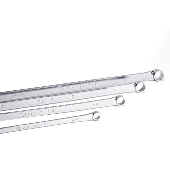 Genius Tools 4pc SAE Extra Long Box End spanner Set DE-704S - Robson's ...