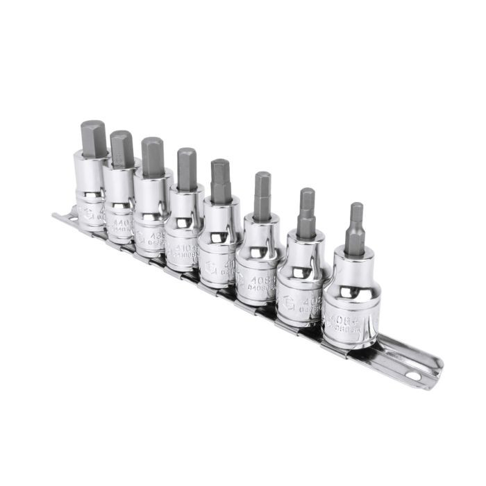 Genius Tools 8pc 1/2"Dr Metric InHex Bit Socket Set BS-408H - Robson's ...