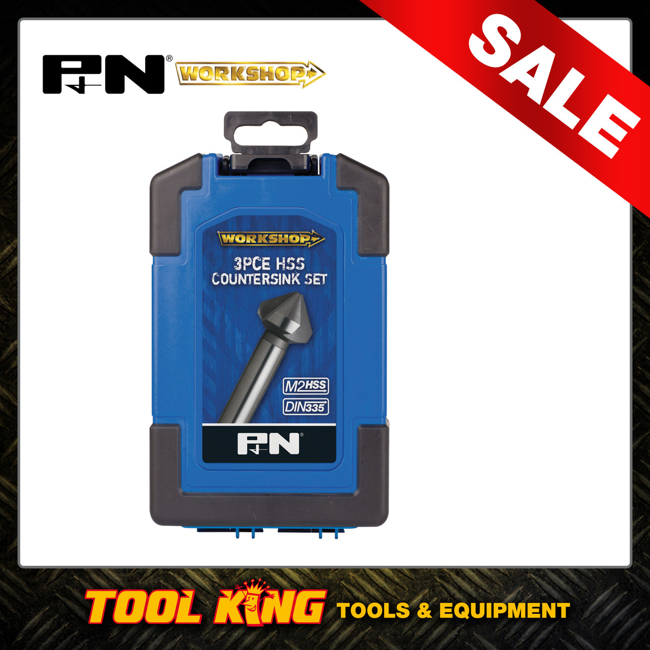 P&N 3pc HSS Countersink set by Sutton tools - Robson's Tool King Store