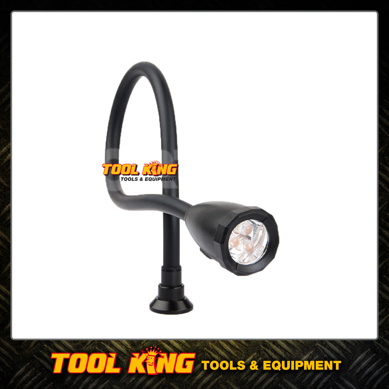 Flexible shaft machine light with magnetic base - Robson's Tool King Store