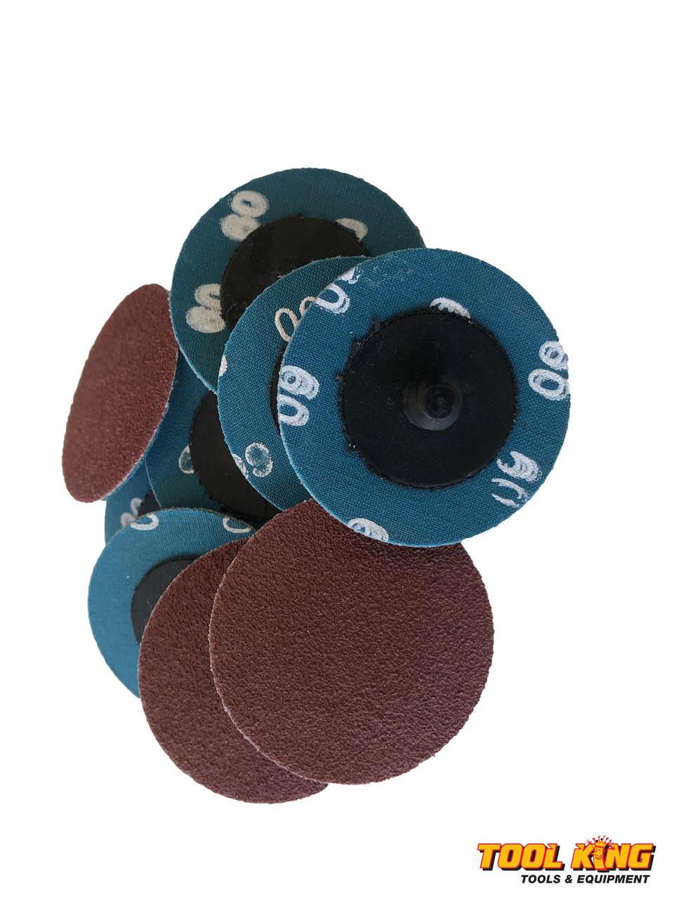 50mm ROLOC Quick Change Sanding Discs 36grit 2" x 10pcs FLEXPRO ...