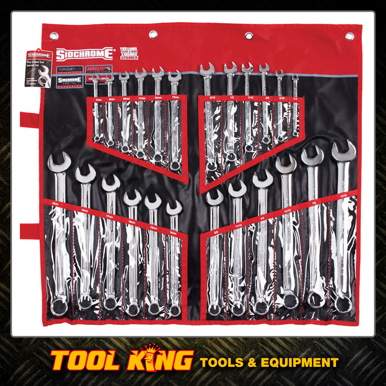 Sidchrome 24pc combination spanner set - Robson's Tool King Store