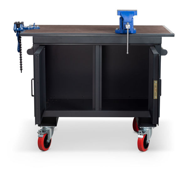 Armorgard Mobile Tuffbench™ Heavy duty locking workbench Cabinet # ...