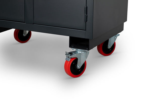 Armorgard Mobile Tuffbench™ Heavy duty locking workbench Cabinet # ...