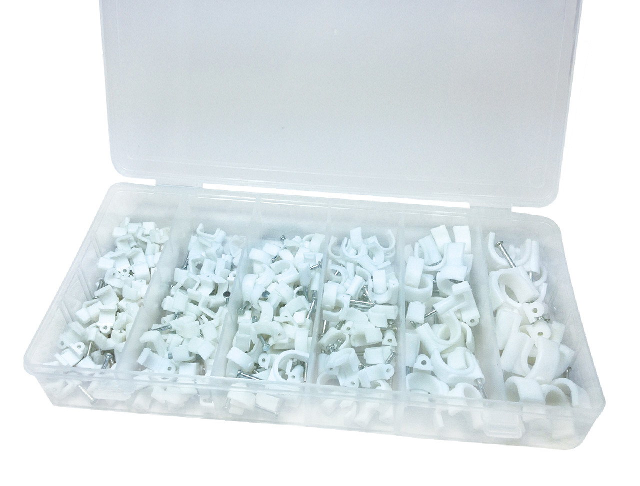 240pc Electrical cable clip Assortment kit - Robson's Tool King Store