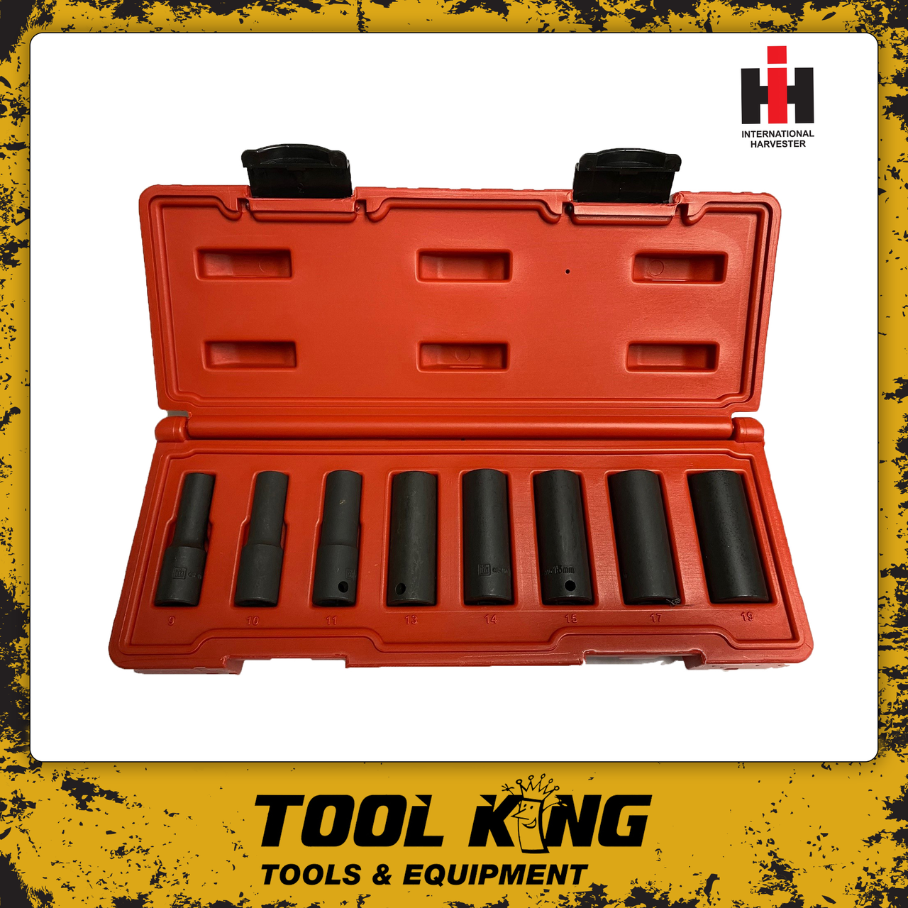 International Harvester 8pc 3/8Dr Deep Impact socket set Metric ...