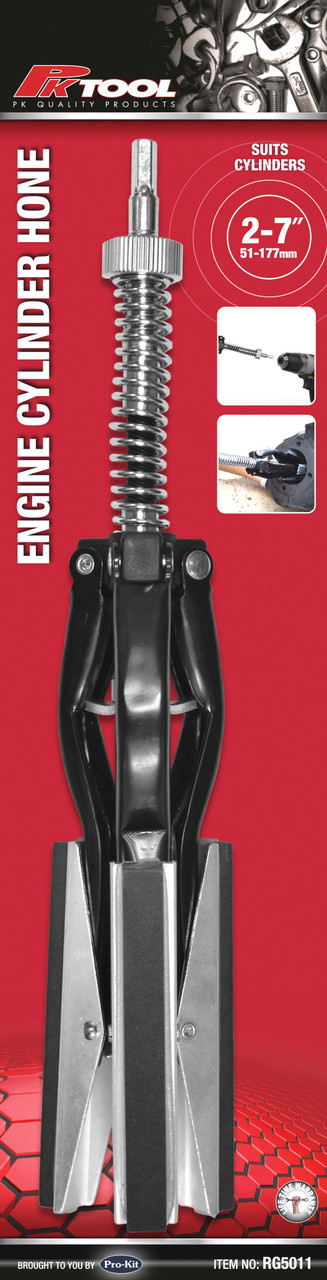 Engine Cylinder Hone 3 leg 51 to 177mm RG5011 - Robson's Tool King Store