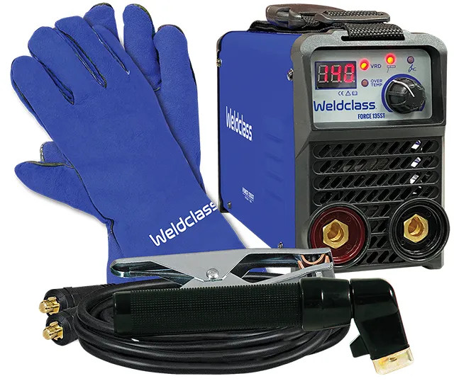 WELDCLASS 135ST Ultra compact Stick TIG Welder 7yr Warranty - Robson's Tool King Store