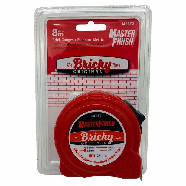Masterfinish 8mt Brick Tape Measure MF8BT2 - Robson's Tool King Store