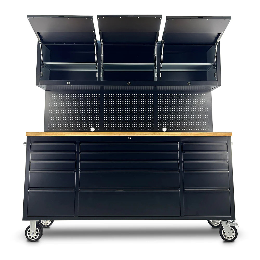 72" 15 Drawer roller cabinet with upper cabinet - Robson's Tool King Store