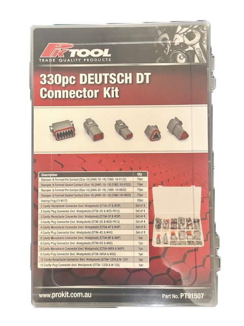 330pc Deutsch DT Connector Assortment Grab Kit PT91507 - Robson's Tool ...