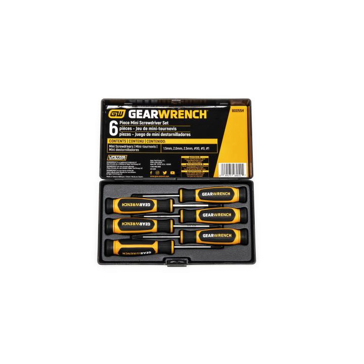 Gearwrench 6pc Precision Screwdriver Set 80055H - Robson's Tool King Store