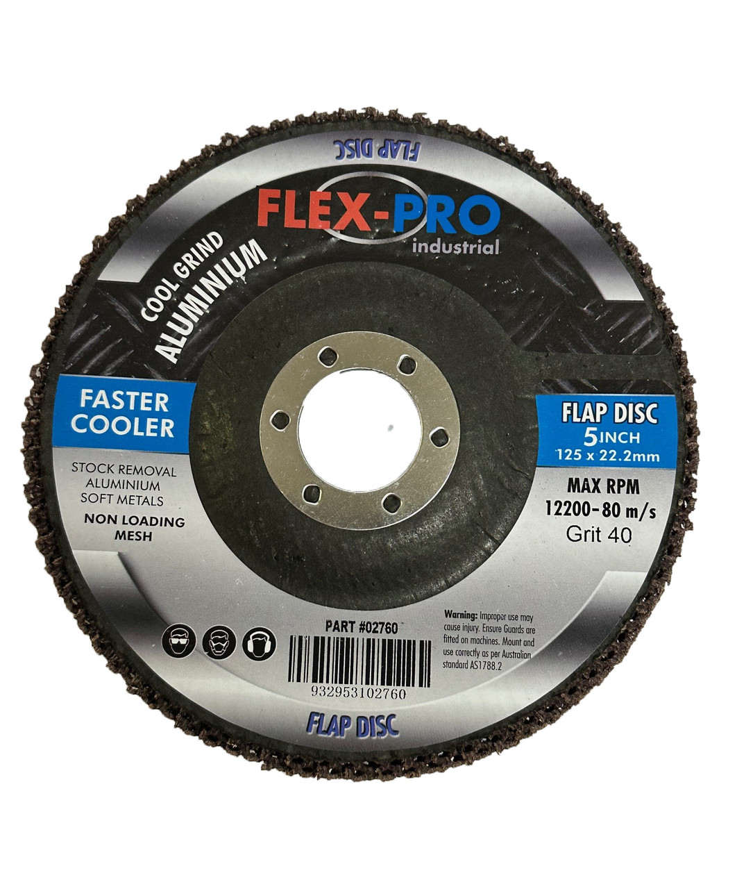 FlexPro Flap Disc for Aluminium 5" 125mm x 10pc pack 02760X10 - Robson ...