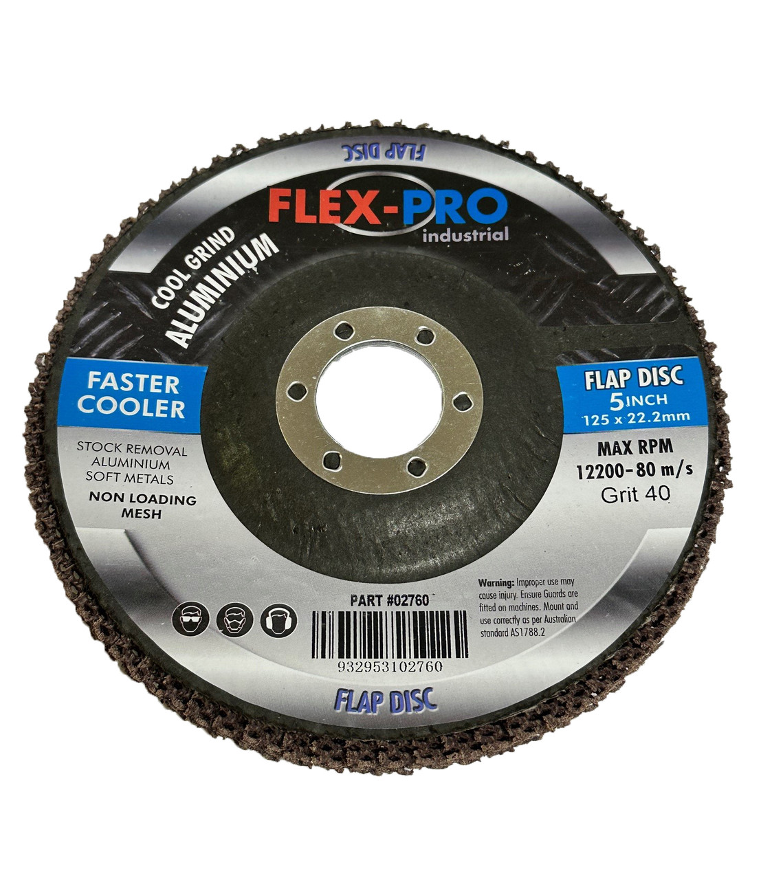 FlexPro Flap Disc for Aluminium 5" 125mm x 10pc pack 02760X10 - Robson ...