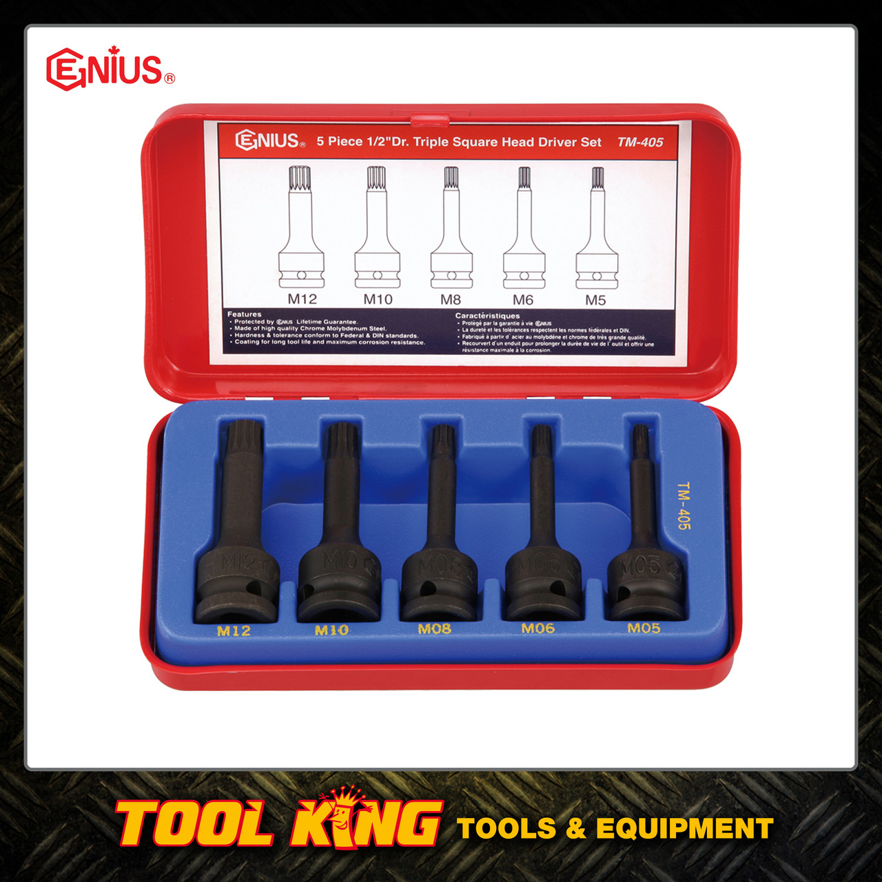 5pc Triple hex Spline Socket set Genius Professional - Robson's Tool ...