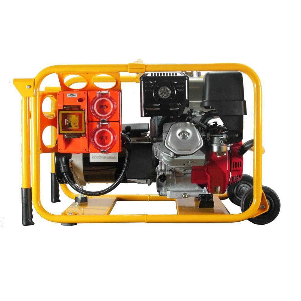Powerlite PH06024000 Honda 6kVa Worksite Portable Petrol Generator ...