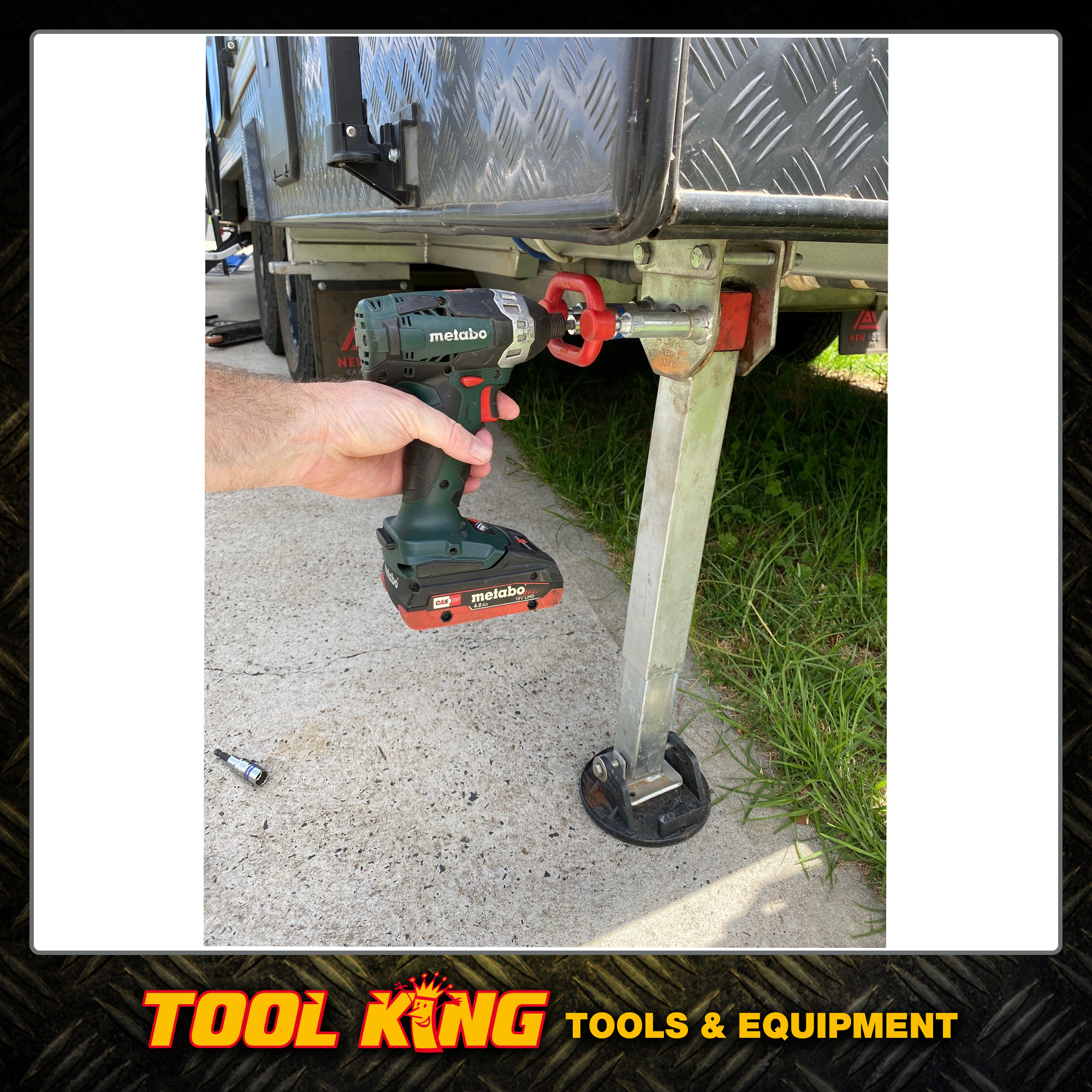 Caravan Leg winder socket for cordless drills etc 19mm - Robson's Tool ...