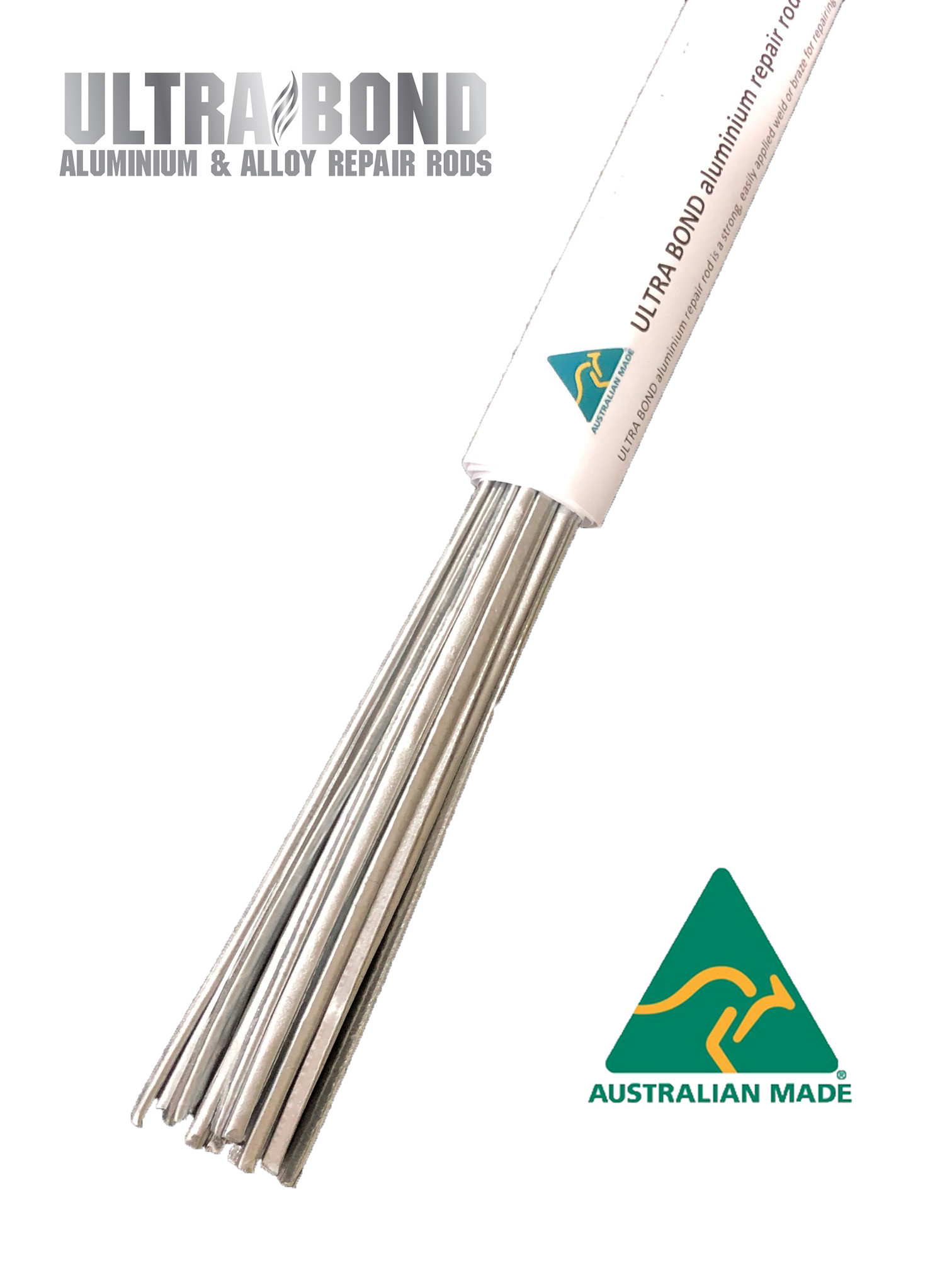Ultra Bond Aluminium Brazing Rods 12 Pack Australian Made - Robson's ...