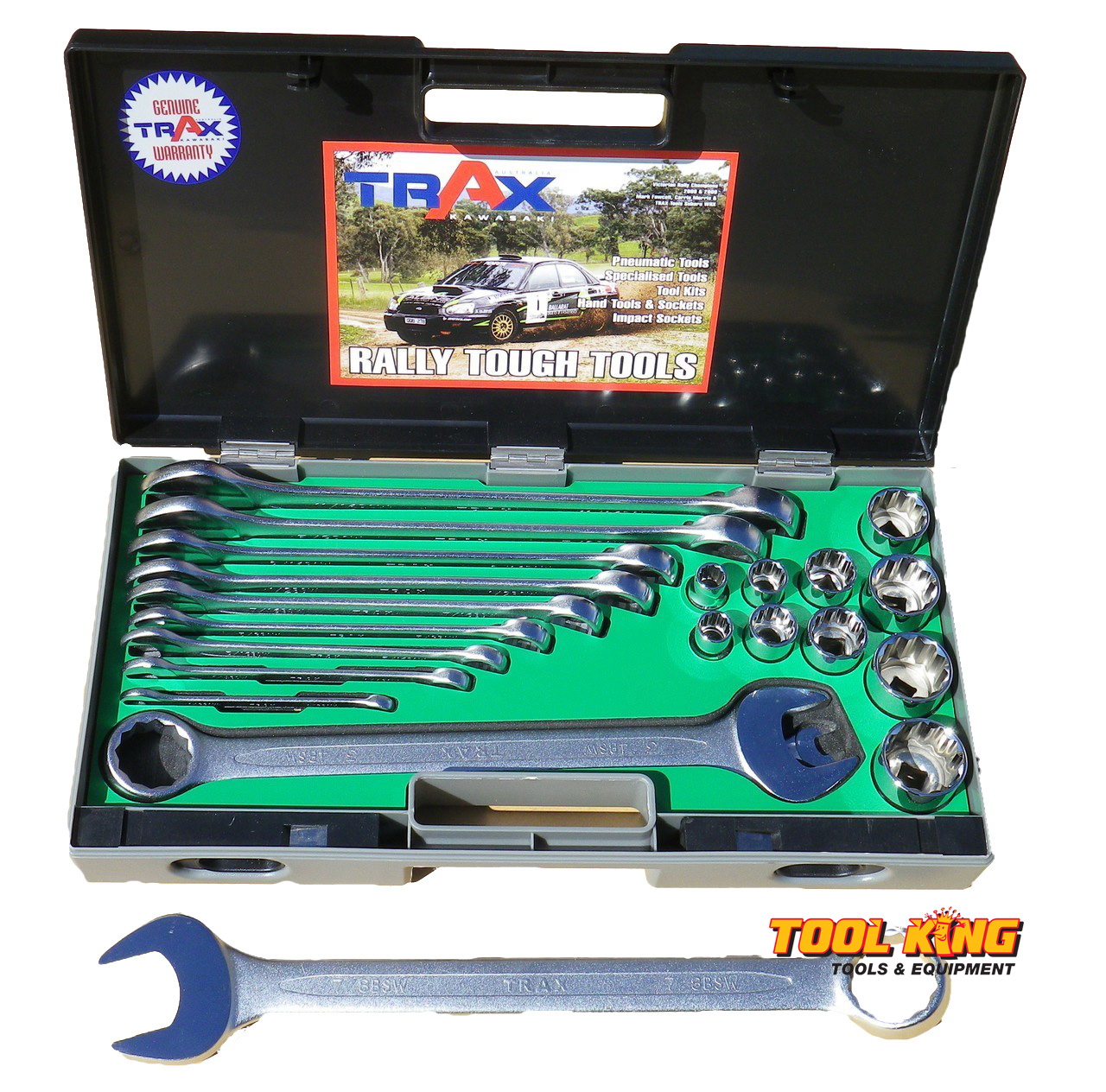 21pc Whitworth Socket & Spanner set Trax - Robson's Tool King Store