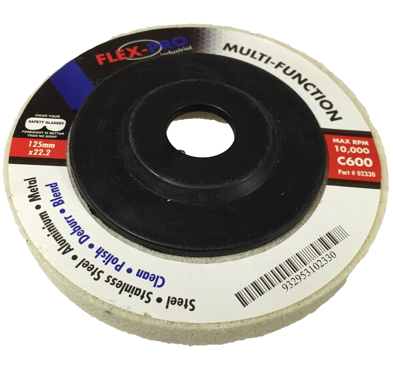 Polishing Disc for metal 5" white 600g FLEXPRO - Robson's Tool King Store