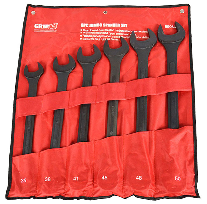 6pc JUMBO SPANNER SET metric - Robson's Tool King Store
