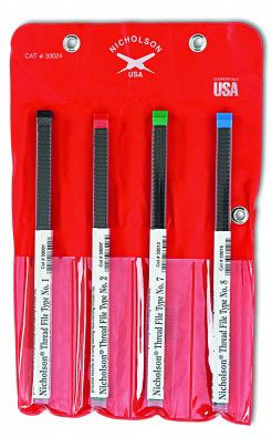 Nicholson 4pc thread file set T33024 - Robson's Tool King Store