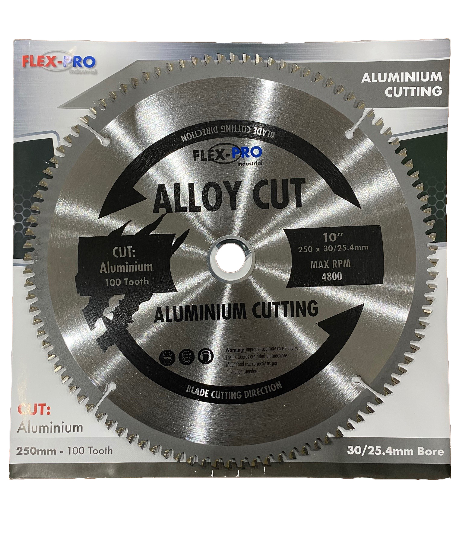 10" Circular Saw blade Aluminium cutting 250mm 100teeth FLEXPRO ...