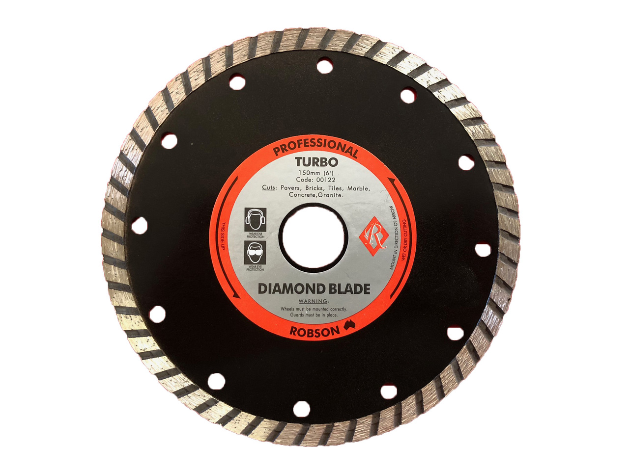 Diamond Blade 4" Turbo PROFESSIONAL GRADE ROBSON FLEXPRO - Robson's ...