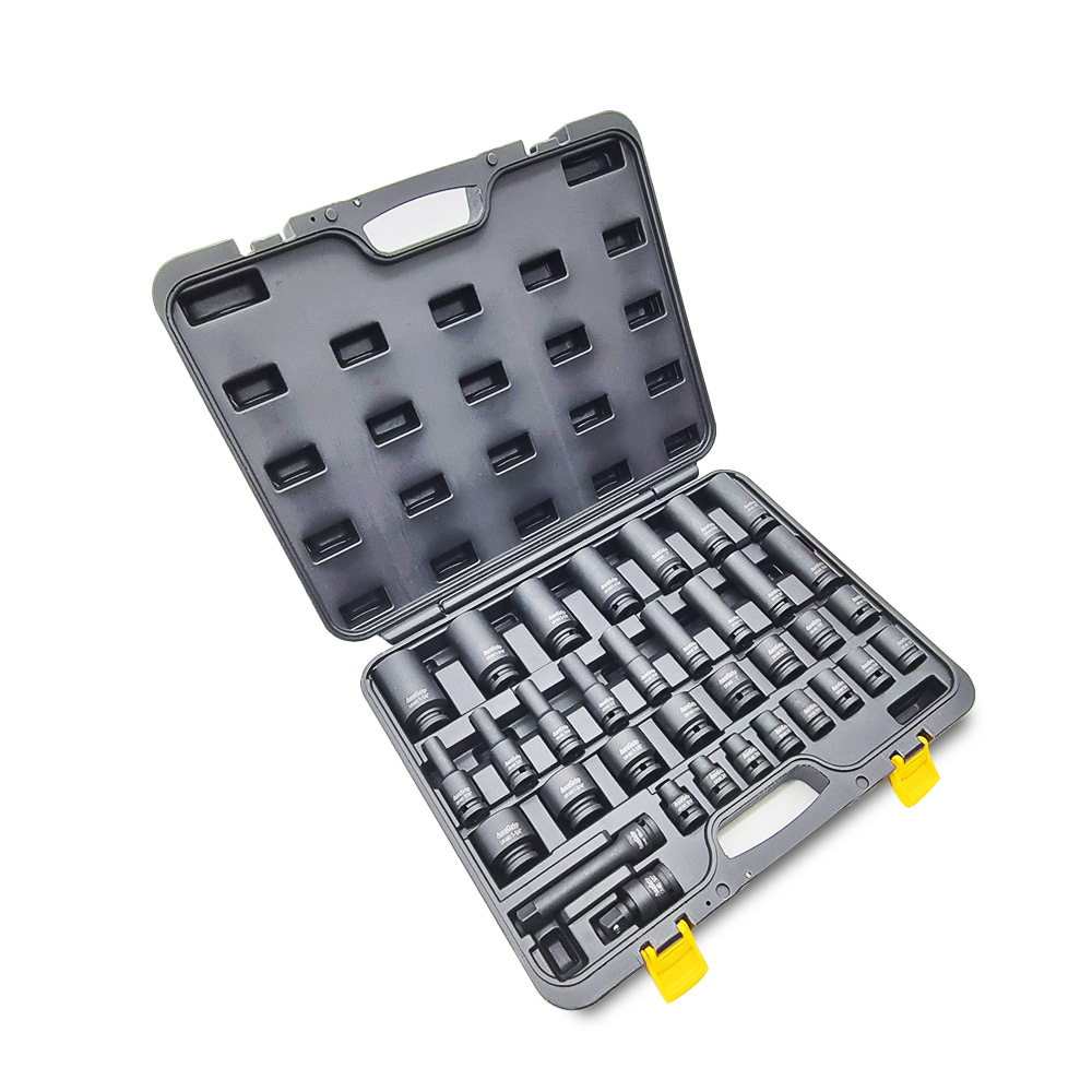 Auzgrip 34pc 1/2"Dr Impact Socket Set SAE A84618 - Robson's Tool King Store