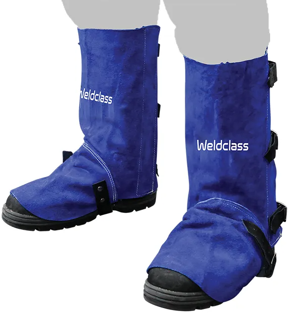 PROMAX Blue Leather Spats with Buckle Fastening - Robson's Tool King Store