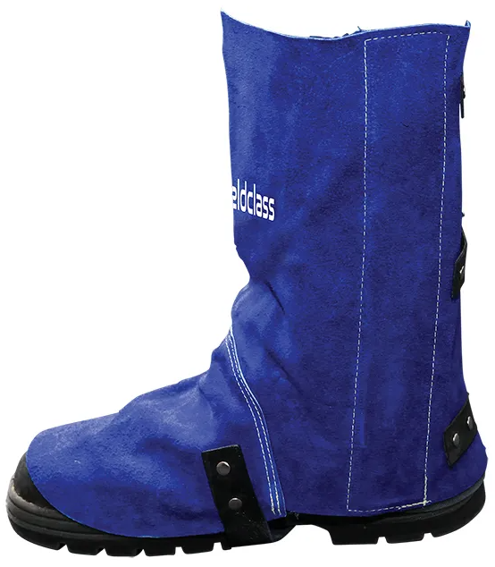 PROMAX Blue Leather Spats with Buckle Fastening - Robson's Tool King Store