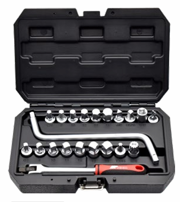 21pc Sump Plug Socket Set PT10254 - Robson's Tool King Store
