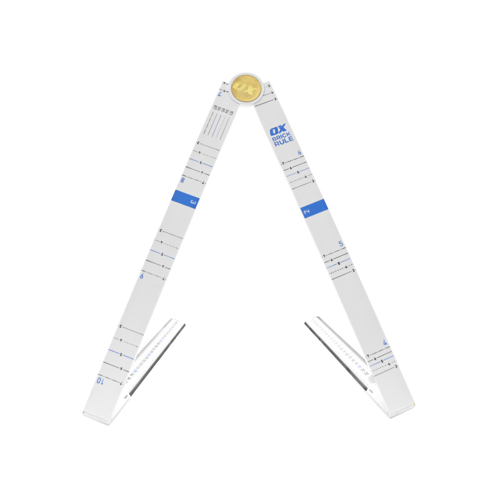 Pro Metric Tuff Rule Brick Gauge Brickies ruler OX-P509013 - Robson's ...