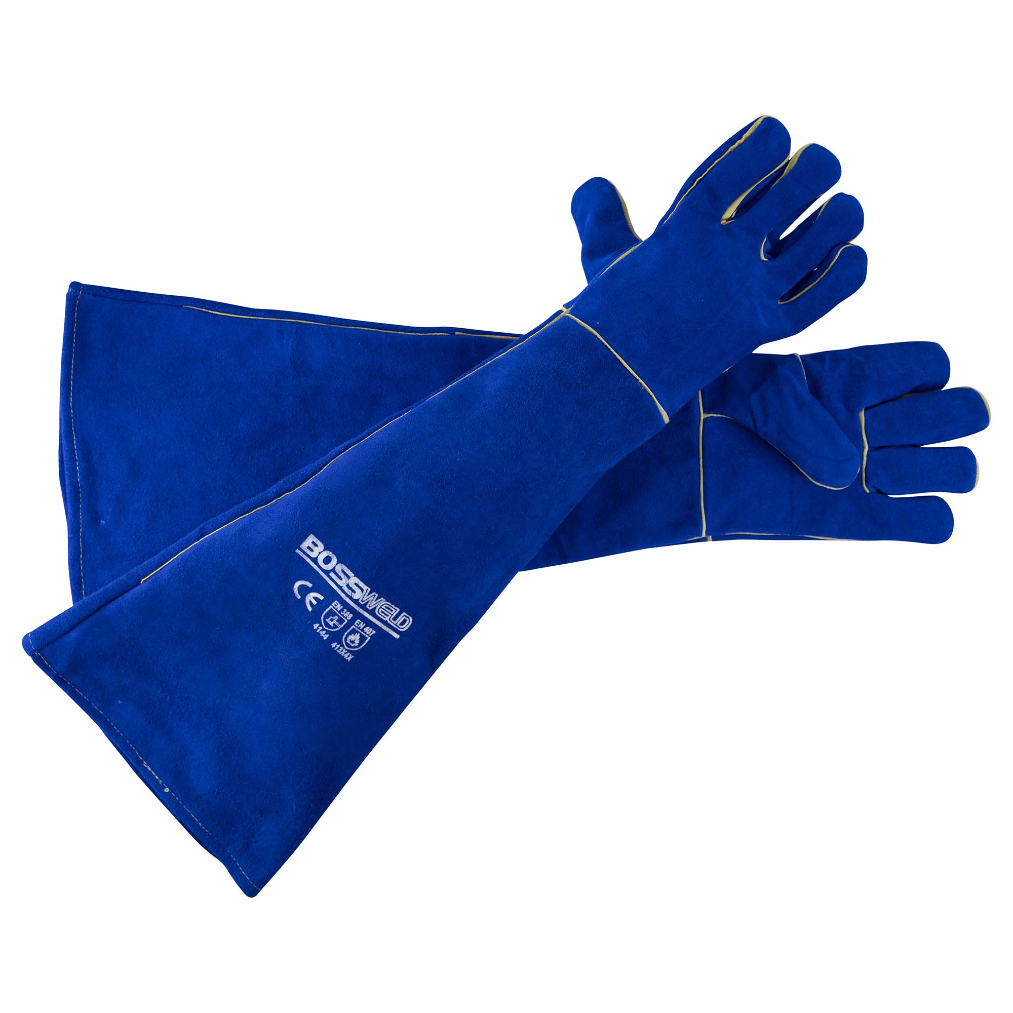 Bossweld Extra Long Welding glove 68cm 700999 - Robson's Tool King Store