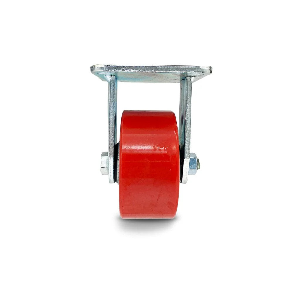 GRIP 100mm Poly Moulded Cast Iron Fixed Castor Wheel 43037 - Robson's ...
