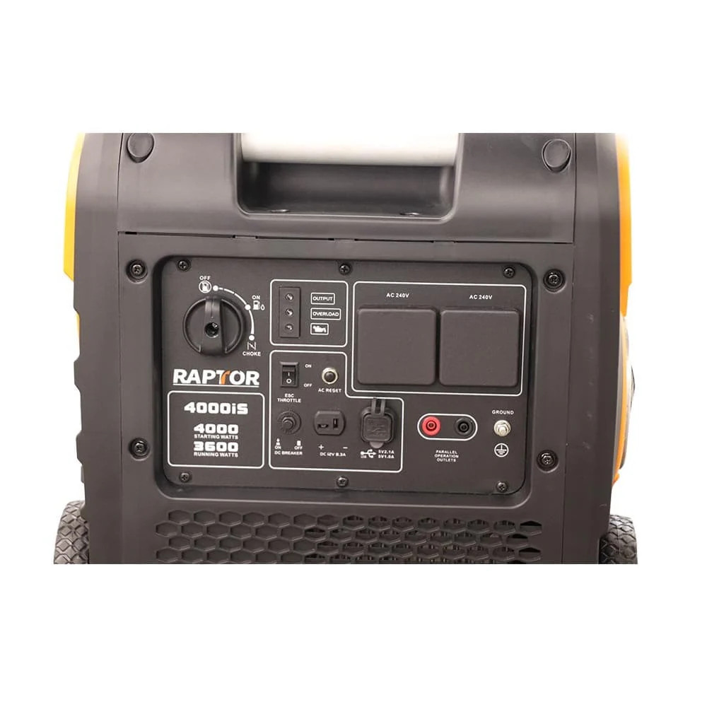 Raptor 4000W 4-Stroke Petrol Inverter Generator RG4000I - Robson's Tool ...