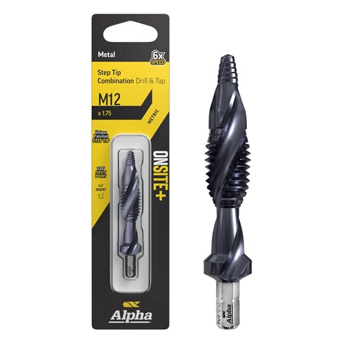 Alpha Onsite Plus Combination Drill and Tap M12 DTSTM120 - Robson's Tool King Store