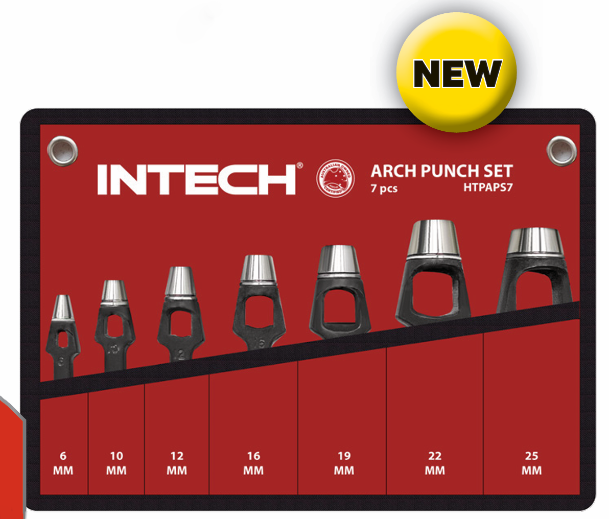 INTECH 7pc Arch Type Hollow Wad Punch Set HTPAPS7 - Robson's Tool King ...