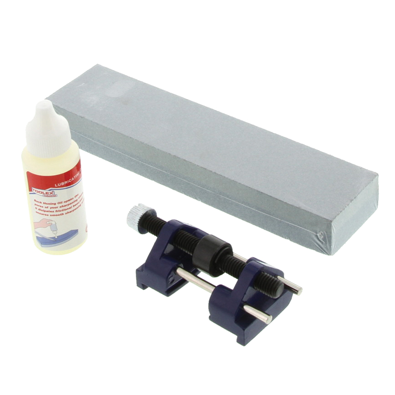 Sharpening Oil Stone with Honing Guide & Oil 596691 - Robson's Tool ...