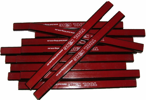 24 piece Carpenters Pencils woodworkers builders pencil - Robson's Tool ...