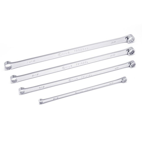 Genius Tools 4pc SAE Extra Long Box End spanner Set DE-704S - Robson's ...