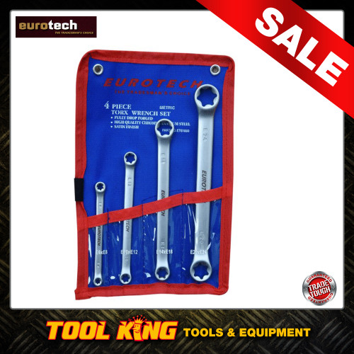 Eurotech 4pc E-Torx Spanner set ET61880 - Robson's Tool King Store