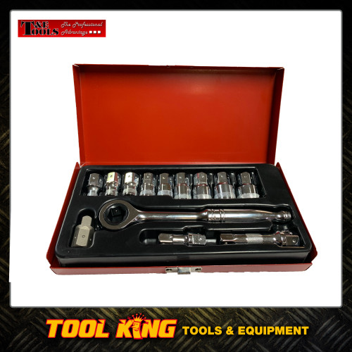 12pc Go through Socket set T&E Tools - Robson's Tool King Store