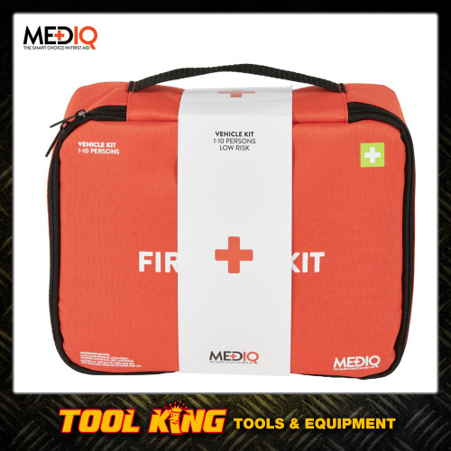 First Aid Vehicle Kit Motorist 1-10 Person MEDIQ - Robson's Tool King Store