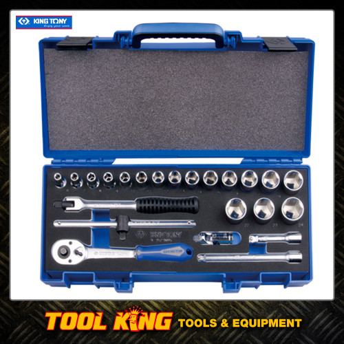 King Tony 23pc 3/8"Dv Socket Set Metric 6 Point 3523MRV10 - Robson's ...