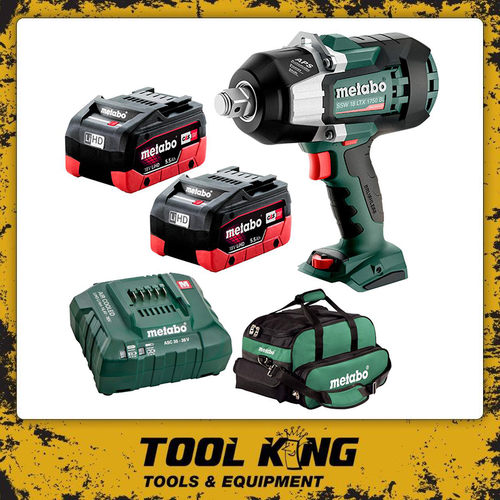 Metabo 18V 3/4" Impact wrench Kit SSW 18 LTX 1750BL 5.5 SB K - Robson's ...
