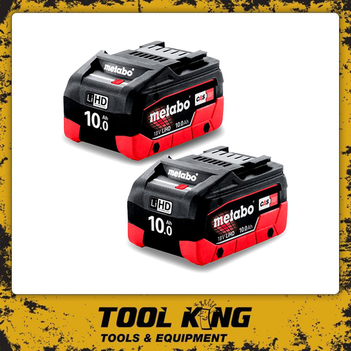 Metabo 18V 10Ah LiHD Battery Twin pack - Robson's Tool King Store