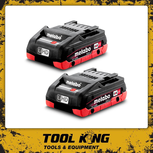 Metabo 18V 4.0Ah LiHD Battery Twin pack - Robson's Tool King Store