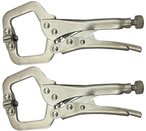 2pc Mini Locking C Grip plier set 08551 - Robson's Tool King Store